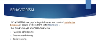 Behavioral therapy presentation | PPT