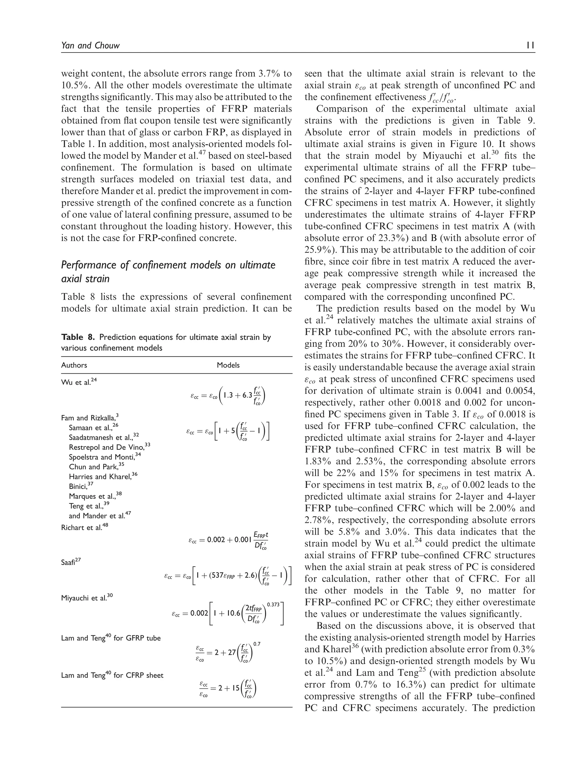 Behavior And Analytical Modeling Of Natural Flax Frp Tube Confined