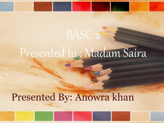 Behavior assessment system for children (BASC) | PPTX