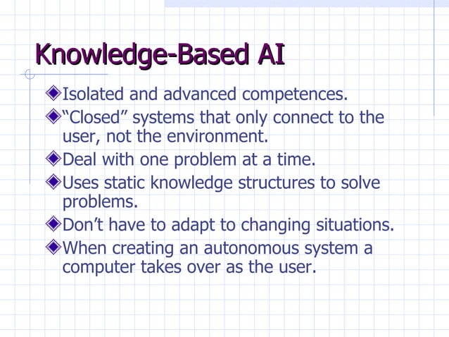 Behavior-Based Artificial Intelligence | PPT
