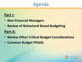 Behavior based budgeting | PPT