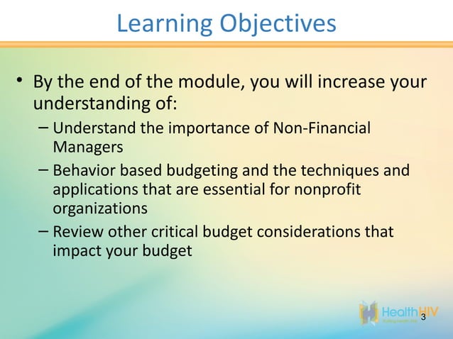 Behavior based budgeting | PPT | Business Accounting & Finance | Business