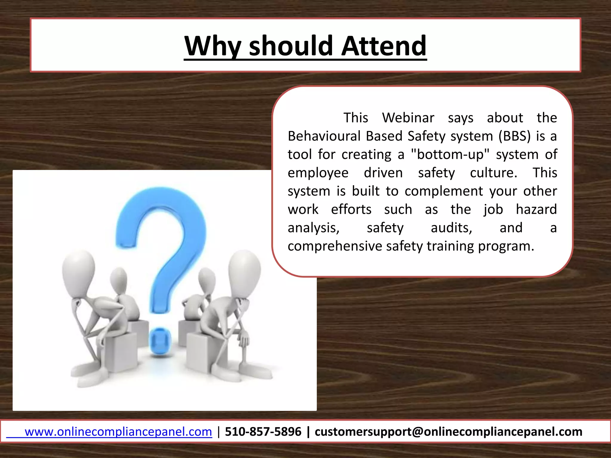 Behavior Based Safety System Workplace Safety Training Ppt