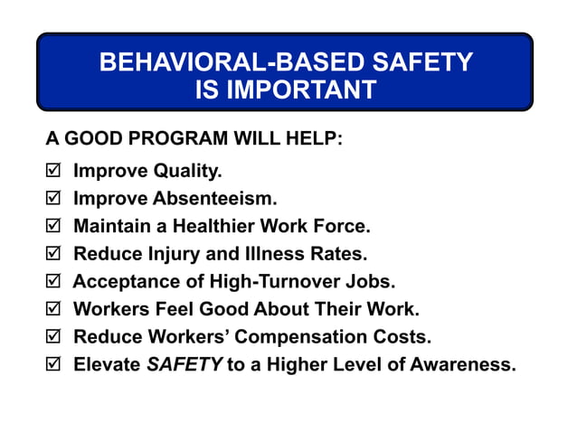 Behavior_Based_Safety_1.ppt | Career Advice | Careers