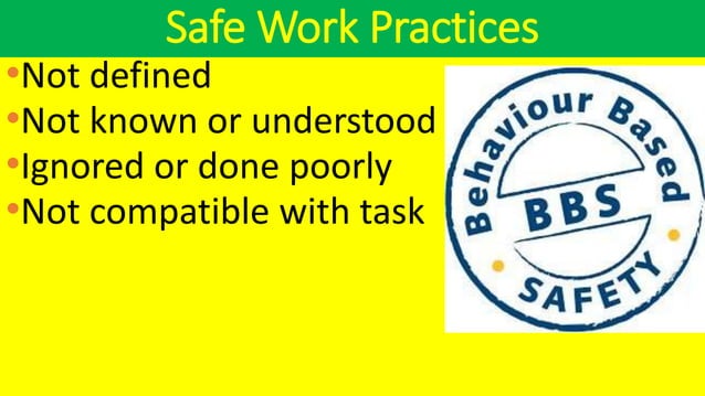 Behavior Based Safety Awareness 04.09.2021