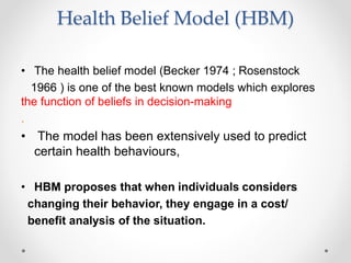 Behavior Change Models – Trans-theoratical Models 2nd new.pptx