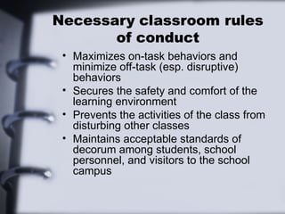 behavior control for proper guidelines for better vision.ppt