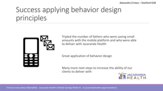 Behavior design for better health care access | PPT