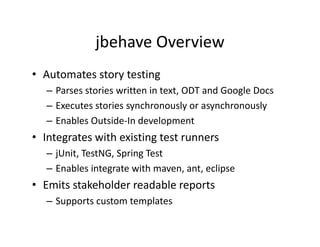 Behavior Driven Development | PDF