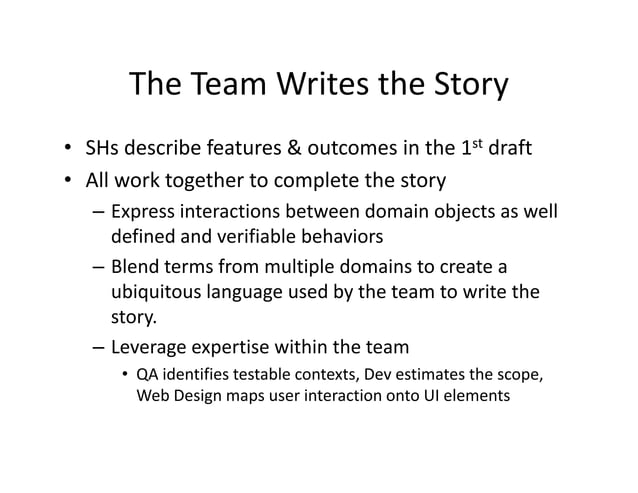 Behavior Driven Development Ppt