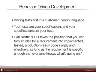 Behavior driven development | PPT