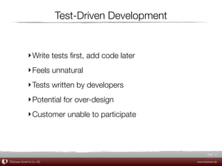 Behavior driven development | PPT
