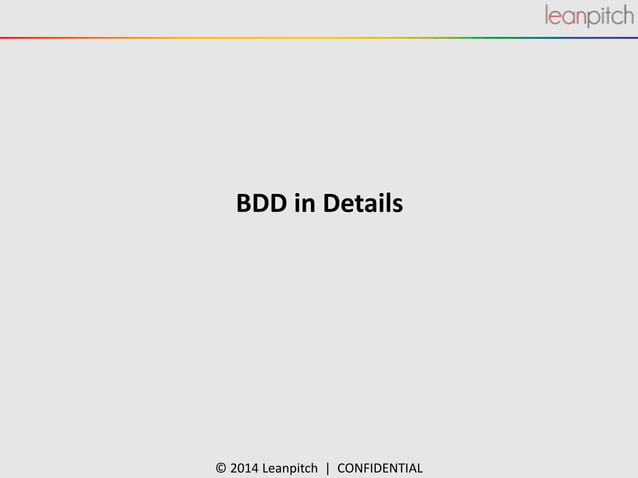 Behavior driven development - cucumber, Junit and java | PPT