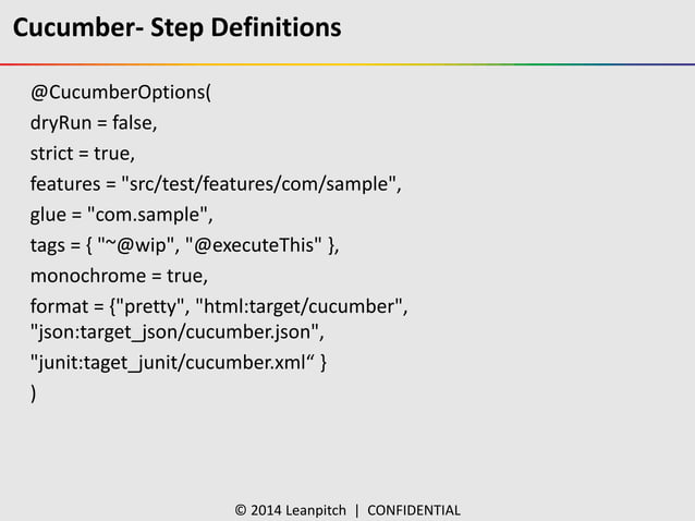Behavior driven development - cucumber, Junit and java | PPT
