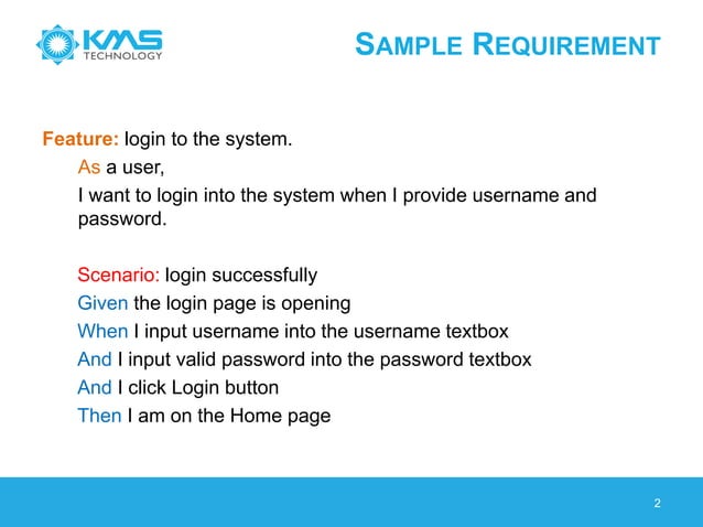 Behavior Driven Development And Automation Testing Using Cucumber Ppt