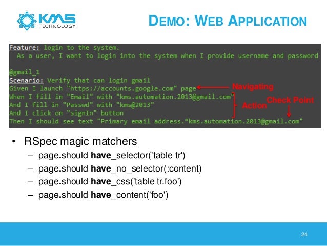 Behavior Driven Development And Automation Testing Using