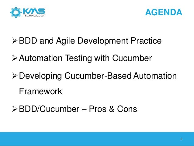 Behavior Driven Development And Automation Testing Using