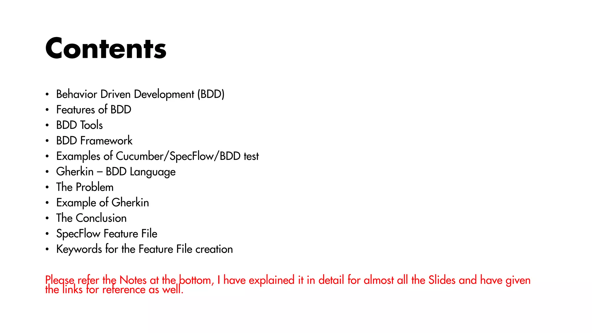 Behavior driven development (bdd) | PPTX