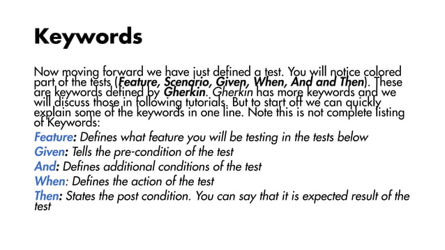 Behavior driven development (bdd) | PPTX | Programming Languages ...