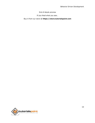 Behavior driven development_tutorial | PDF