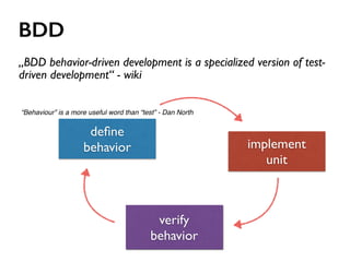 BDD - Behavior Driven Development Webapps mit Groovy Spock und Geb | PDF | Programming Languages ...
