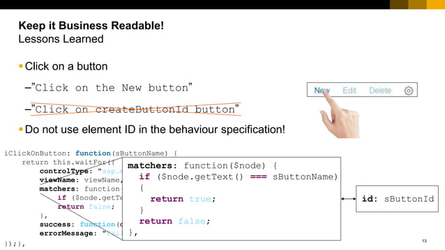 Behavior driven development with OPA5 automated tests | PPT