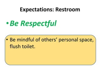 Behavior expectation | PPT