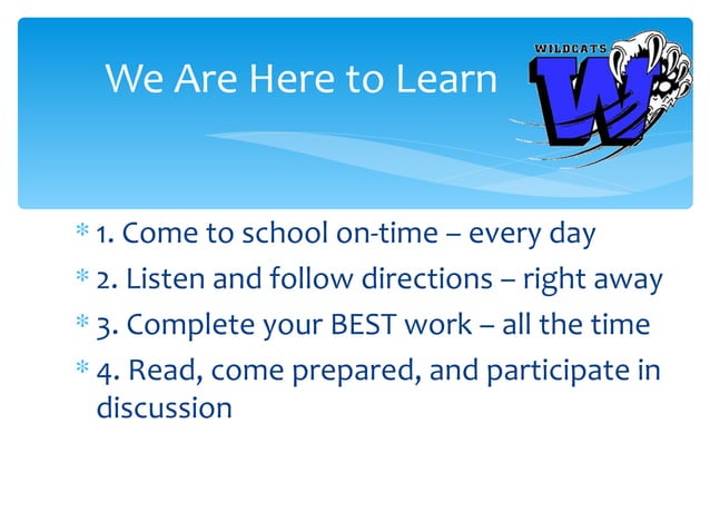 Behavior Expectations Assembly | PPT