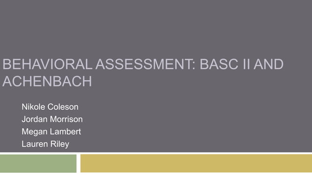 Behavior group powerpoint | PPTX