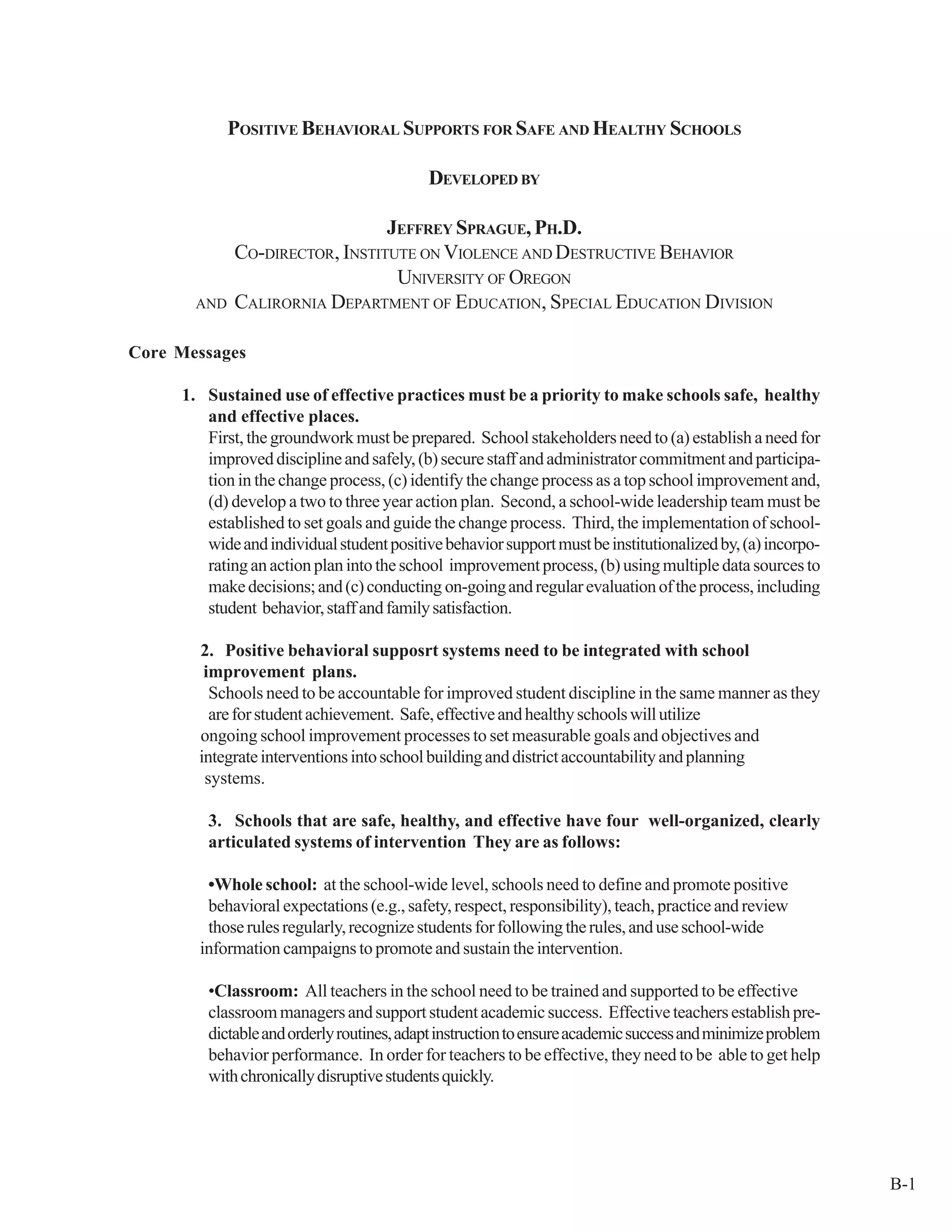 Behavior interventionmanual | PDF