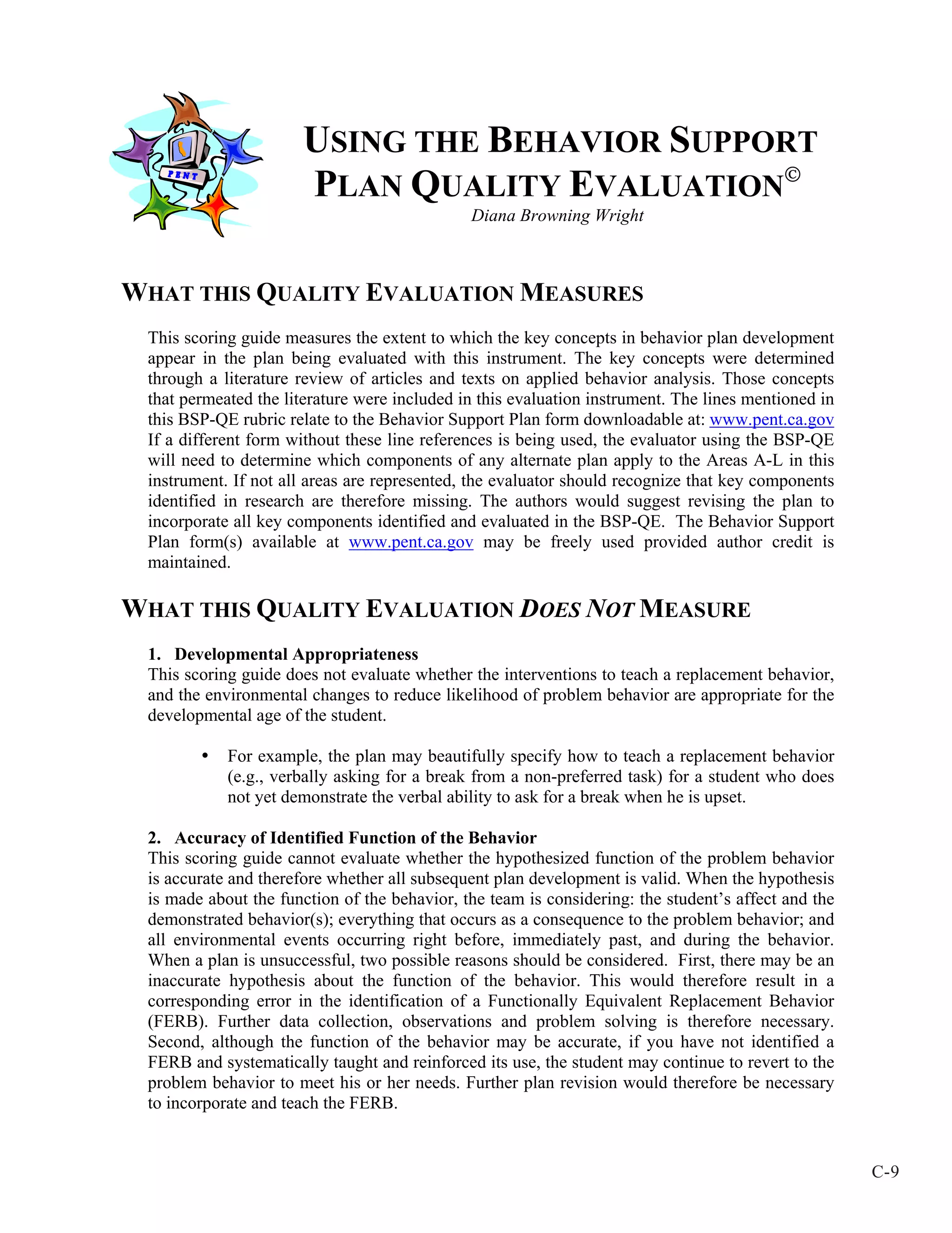 Behavior interventionmanual | PDF