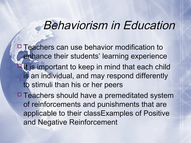 Behaviorism | PPT