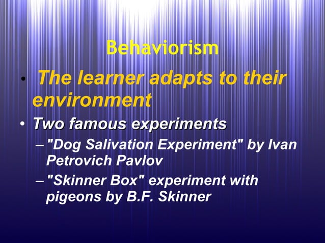 Behaviorism | PPT