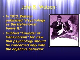 Behaviorism | PPT