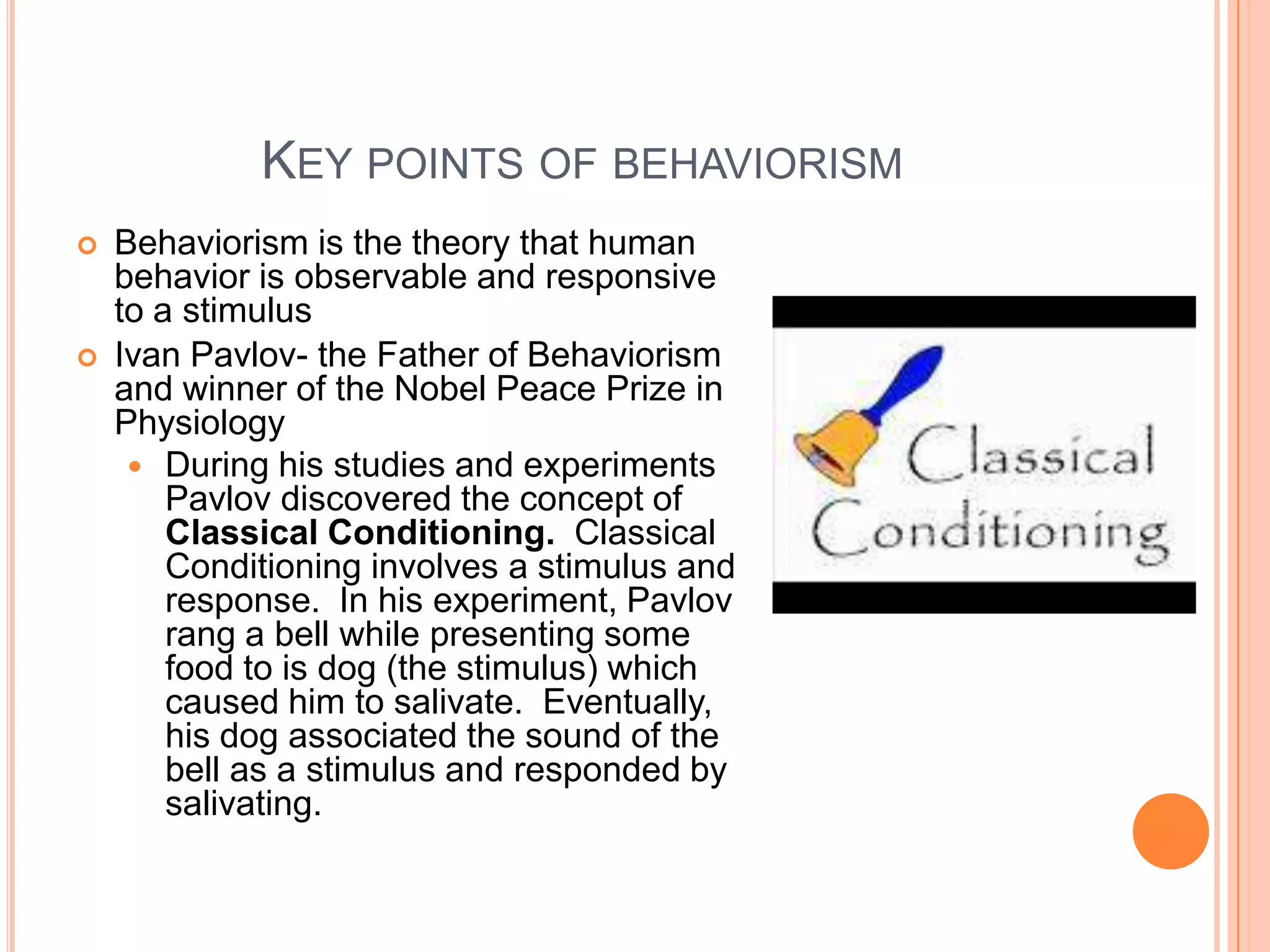 Behaviorism | PPTX | Education
