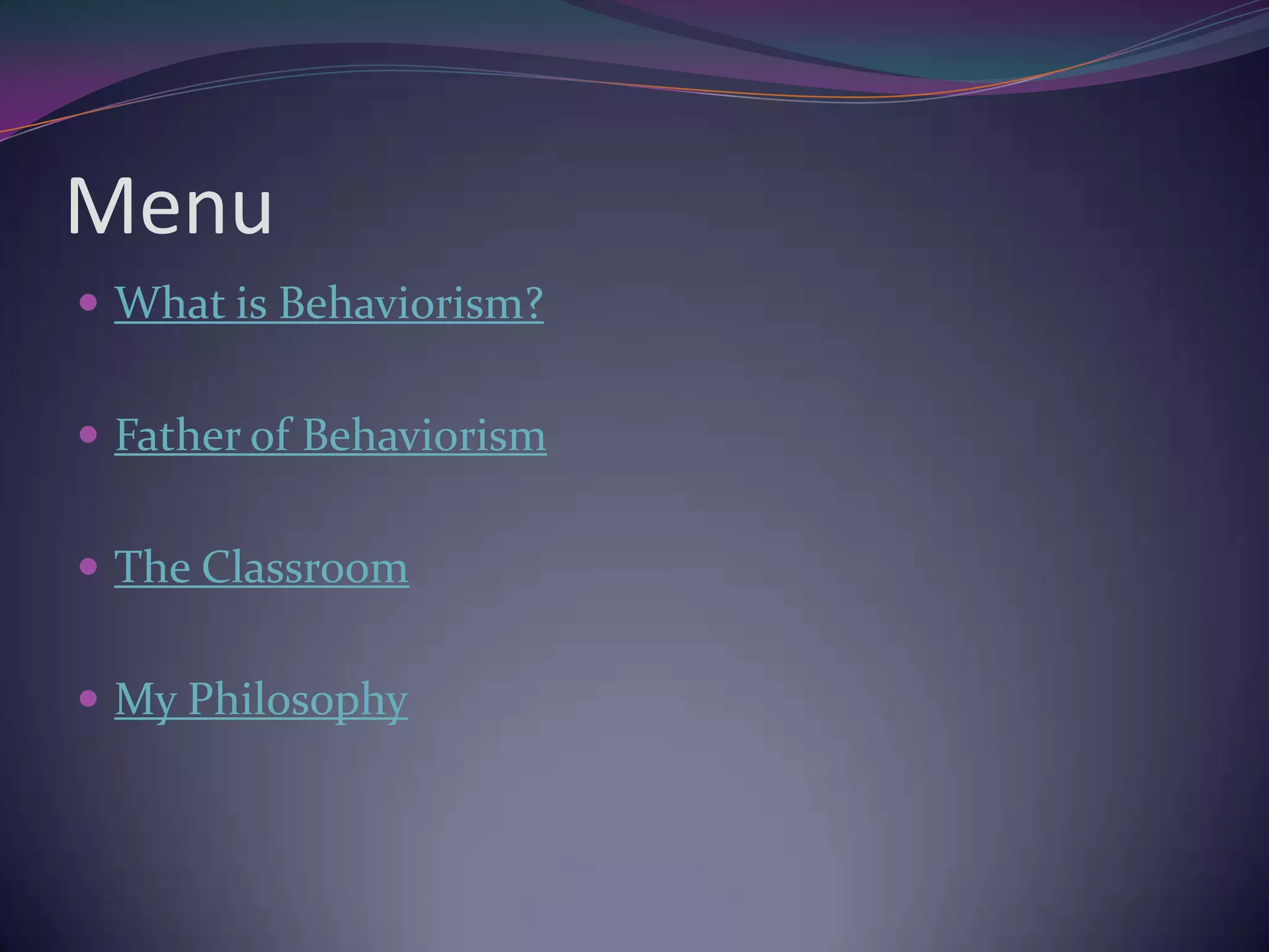 Behaviorism | PPTX