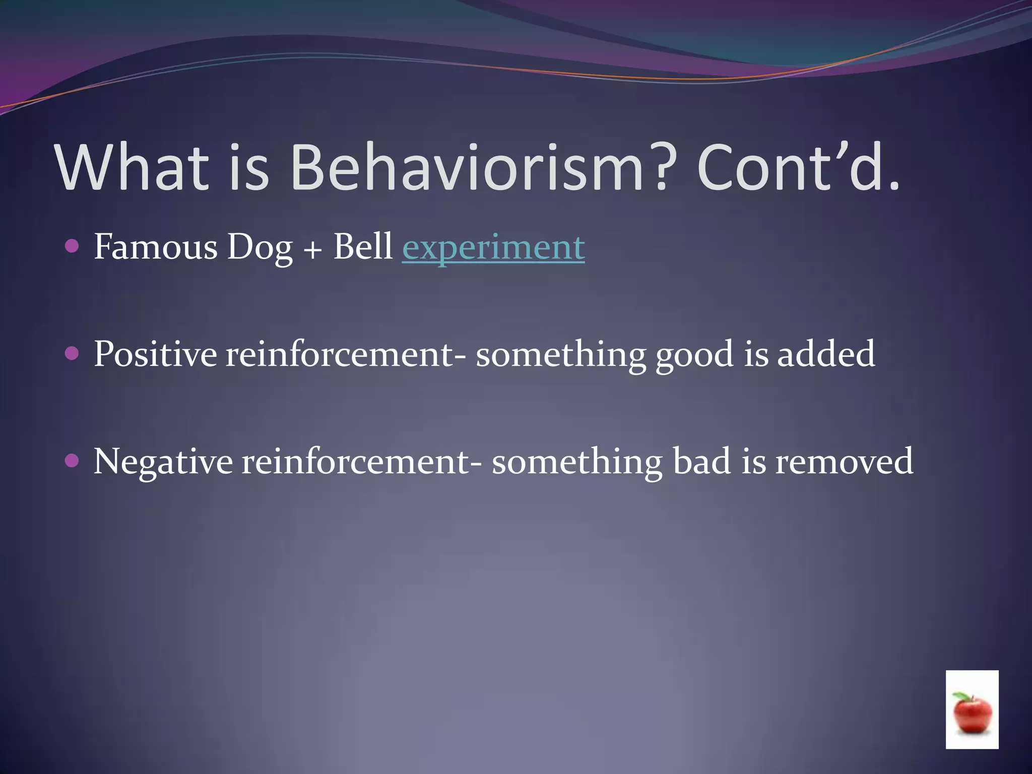 Behaviorism | PPT