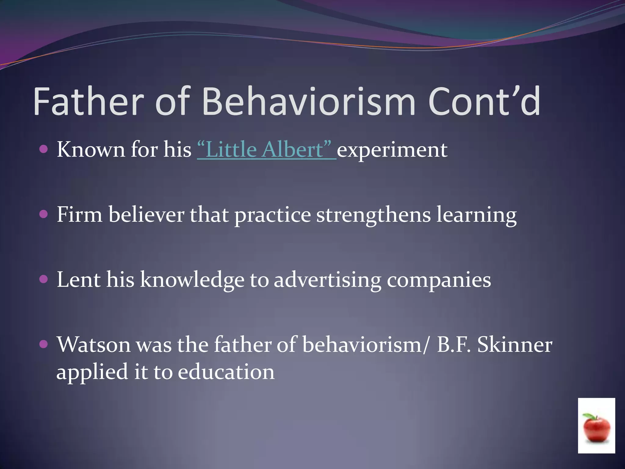 Behaviorism | PPT