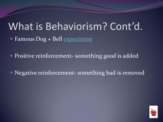 Behaviorism | PPT