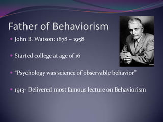 Behaviorism | PPT