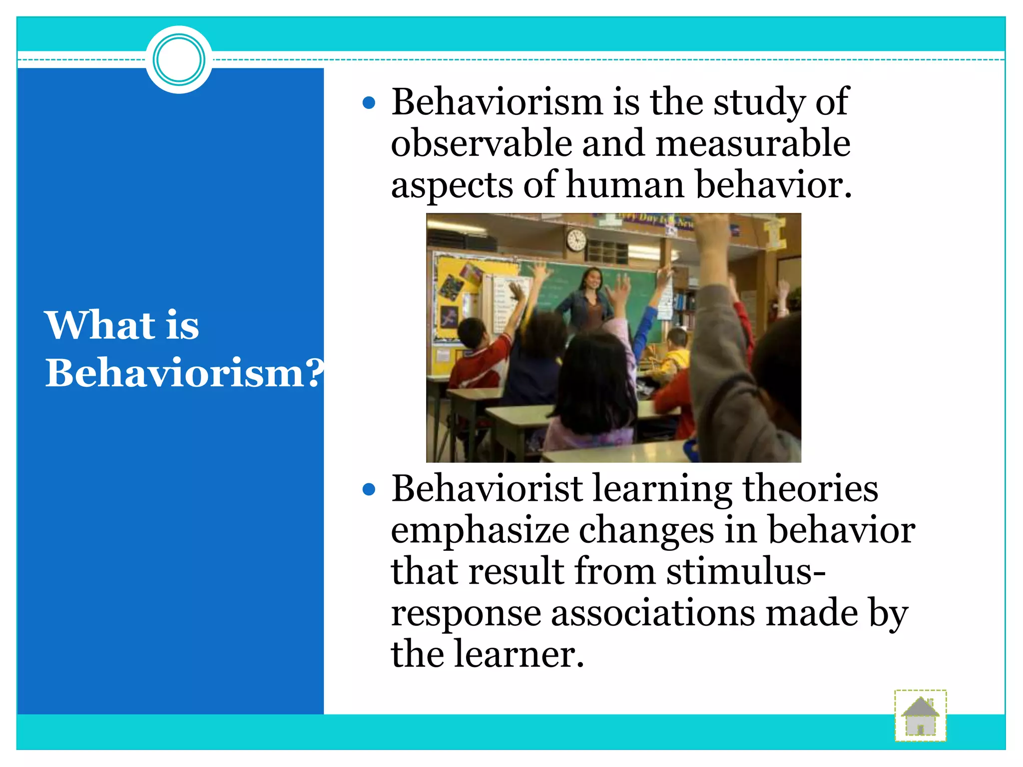 Behaviorism | PPTX