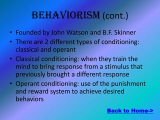 Behaviorism | PPTX