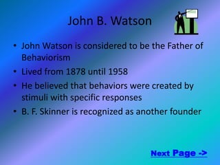 Behaviorism | PPTX