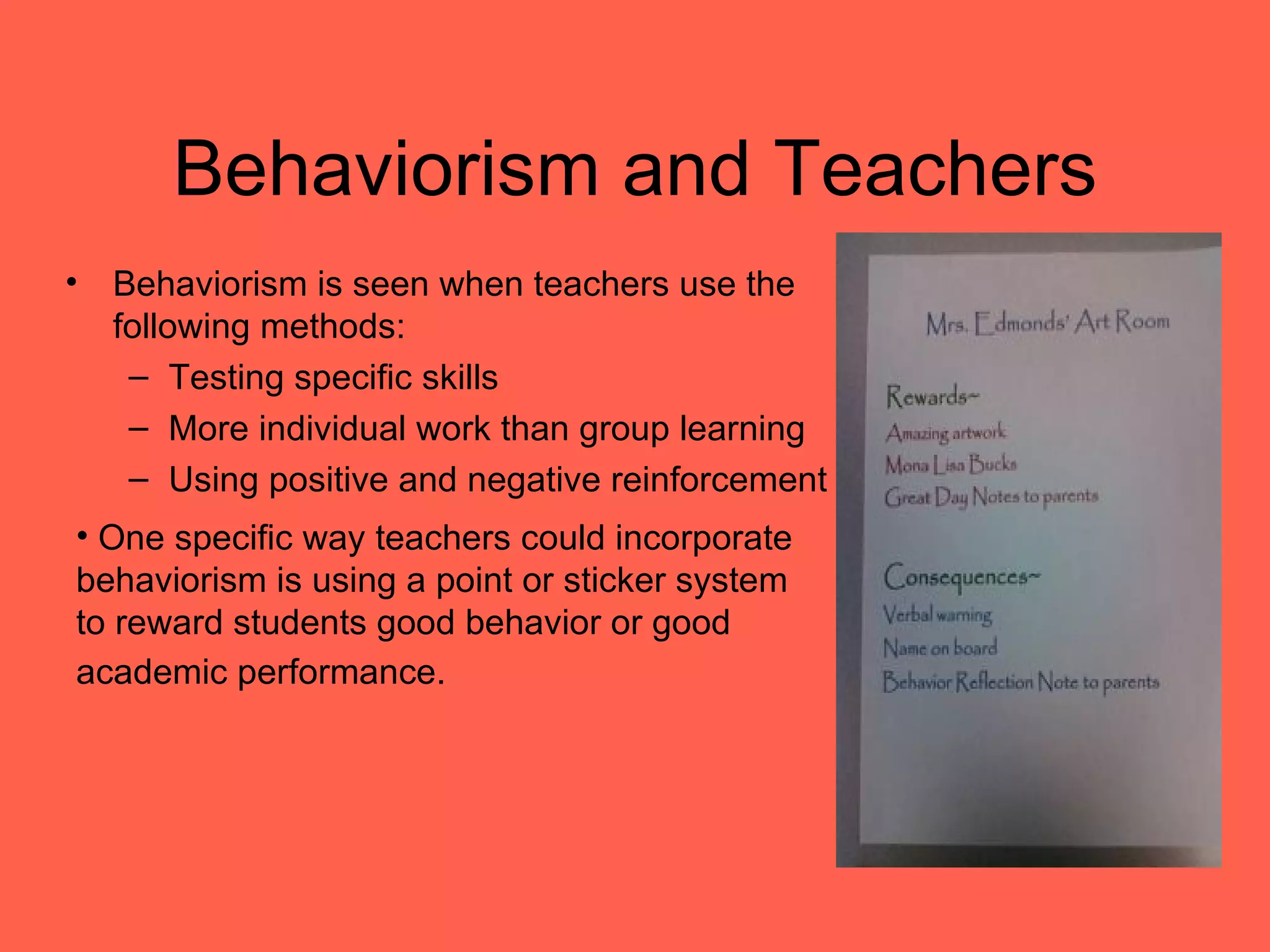 Behaviorism | PPT