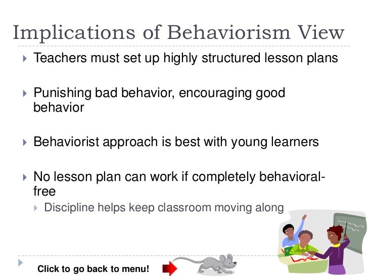 Behaviorism In Education