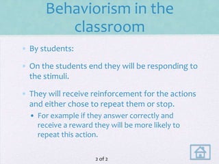 Behaviorism | PPTX