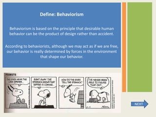 Behaviorism | PPT