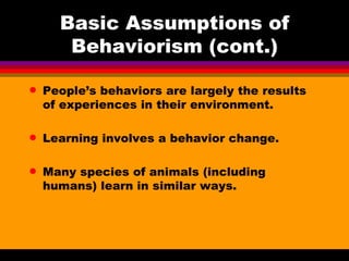 Behaviorism | PPT