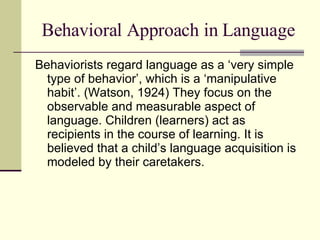 Behaviorism | PPT