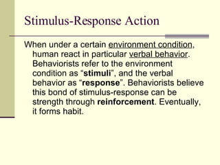 Behaviorism | PPT